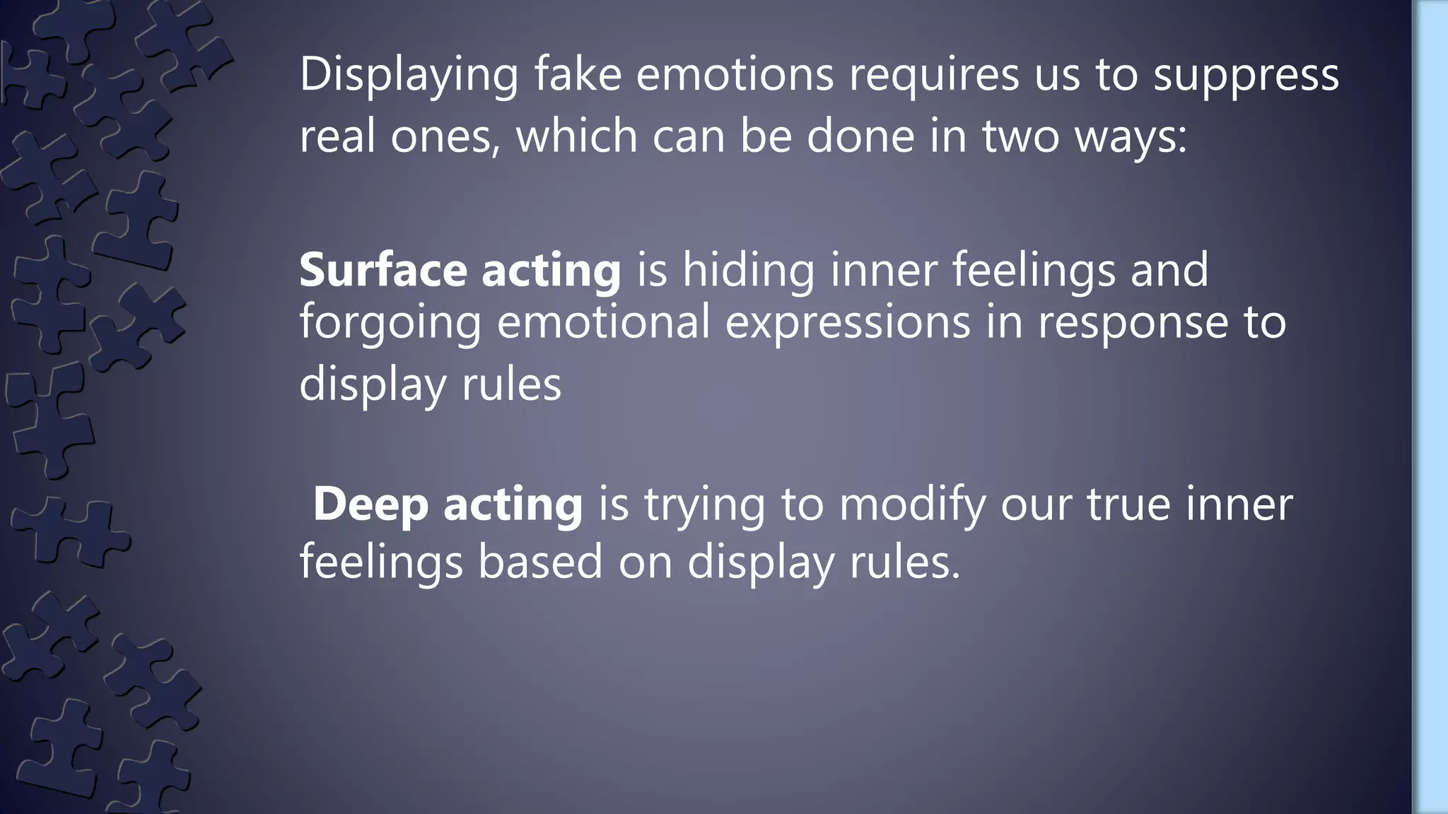 Emotions and Emotional Labor | PPTX