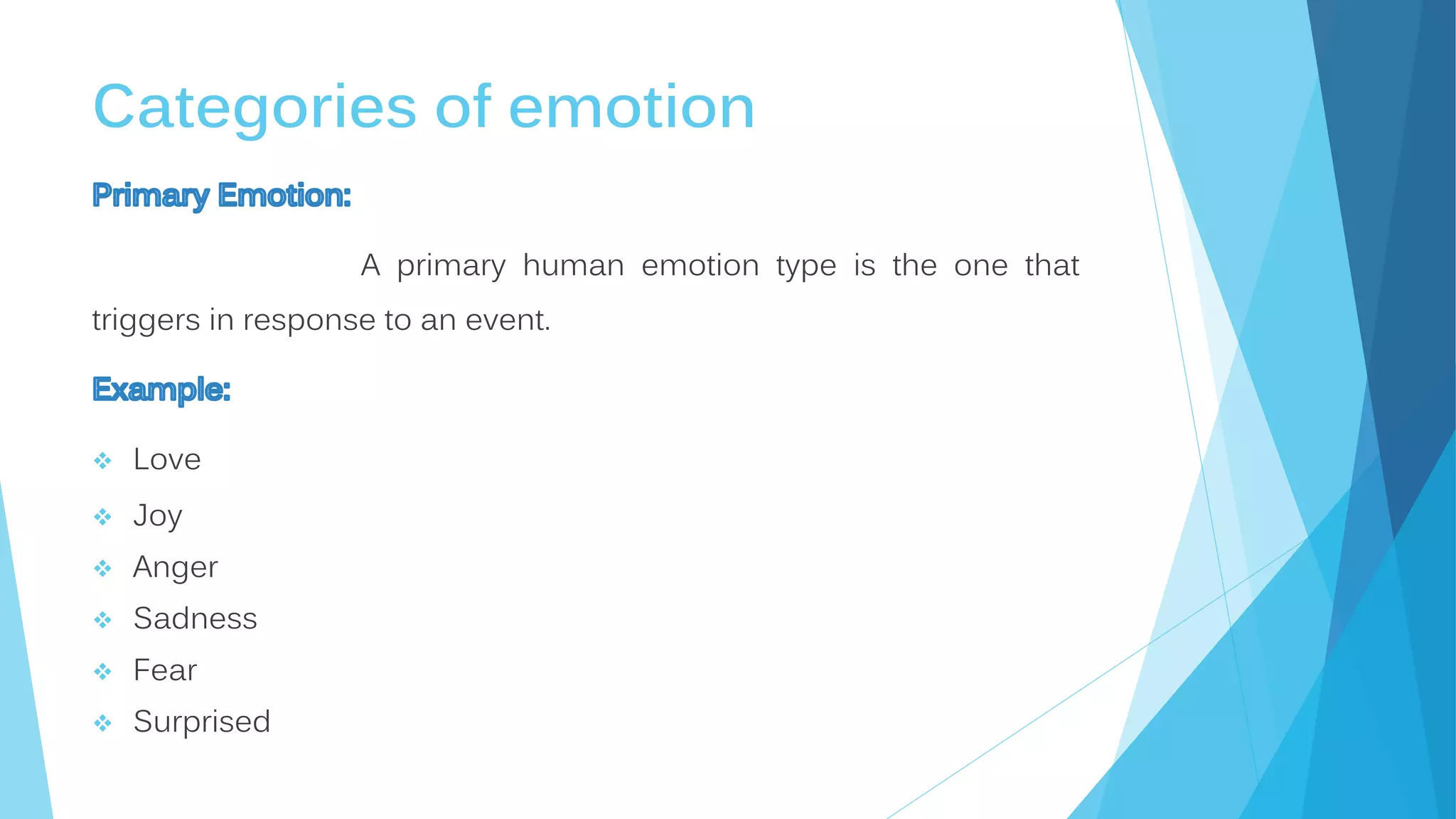Emotions power point presentation | PPTX