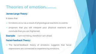 Emotions power point presentation | PPTX