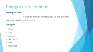 Emotions power point presentation | PPTX