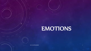 Emotions in Psychology | PPTX