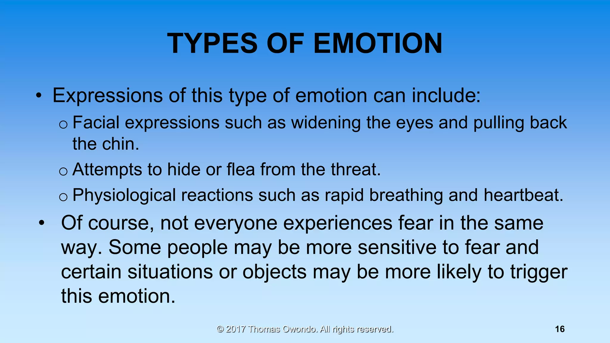 EMOTIONS.pptx | Medical Health