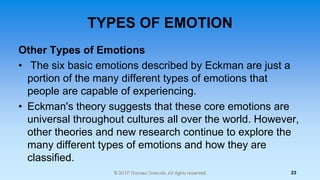 EMOTIONS.pptx | Medical Health