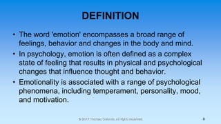 EMOTIONS.pptx | Medical Health