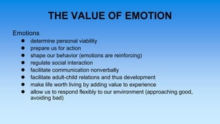 EMOTIONS.pptx | Medical Health