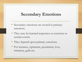 emotions.ppt | Biological Sciences | Science
