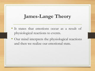 emotions.ppt | Biological Sciences | Science