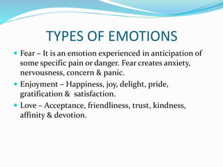 EMOTIONS iN OB | PPTX