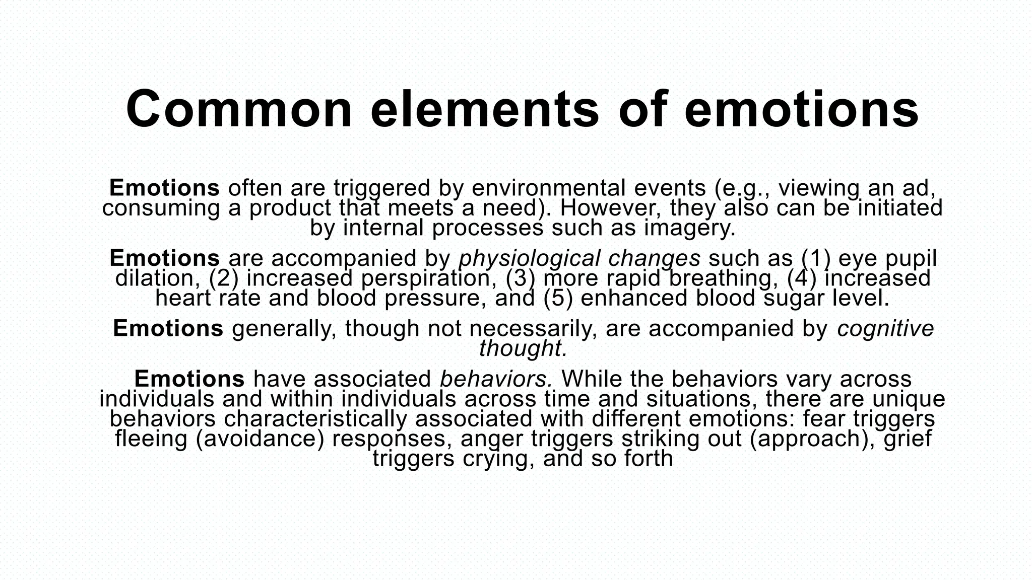 emotions.pptx consumer behavior marketing | PPTX