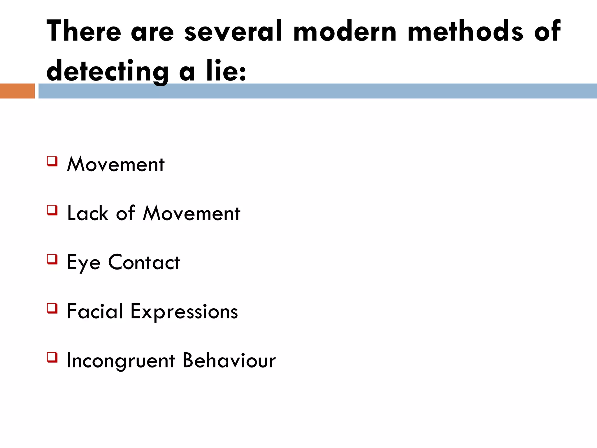 Emotions ( Lying) | PPT