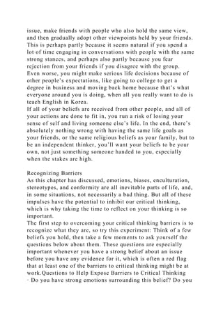 Emotions and BiasesMyth emotions are the opposite of reason. Th.docx ...