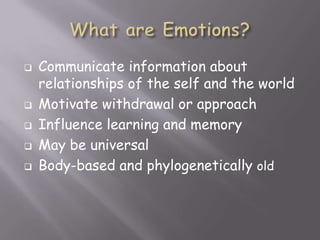 Emotions And Health | PPTX