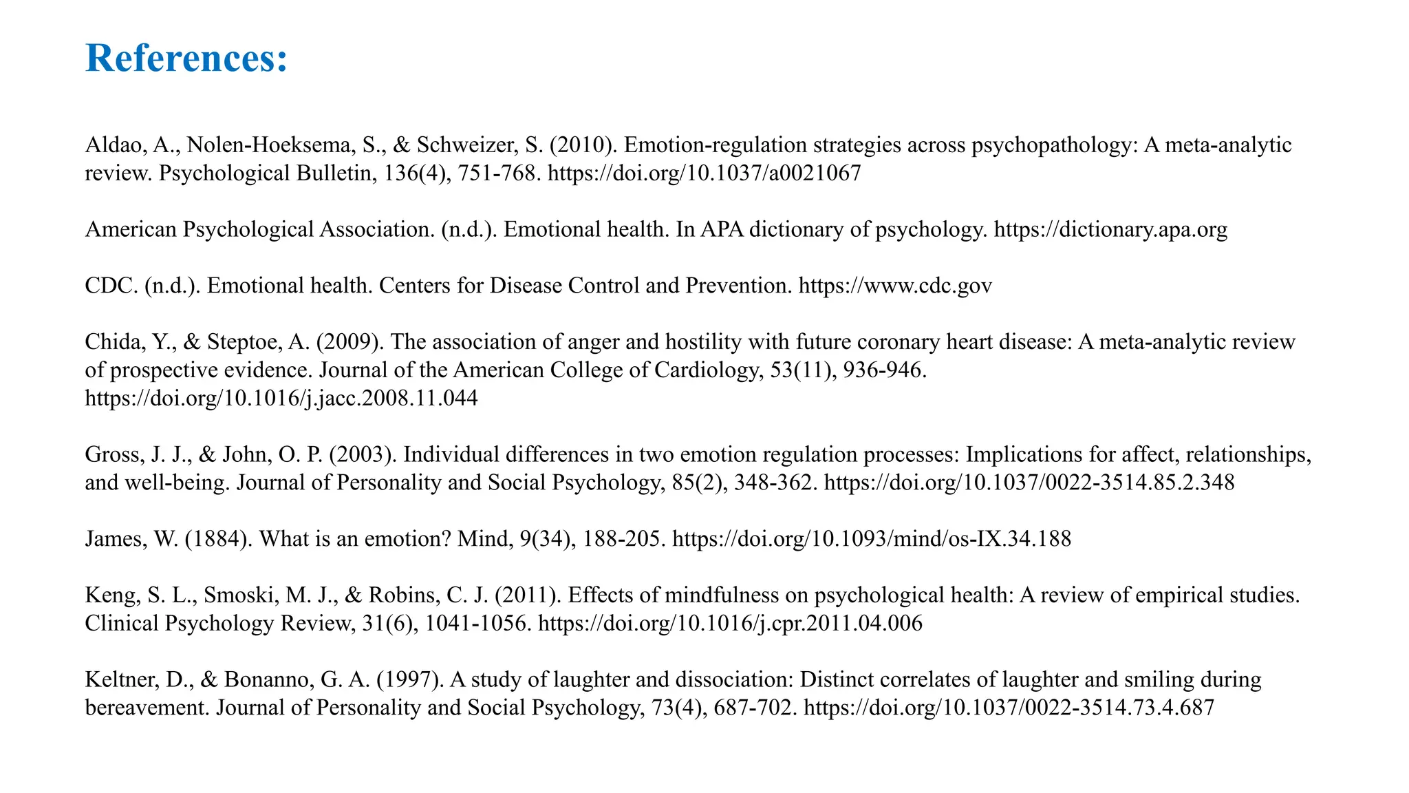 Relationship between emotions and mental health | PPT | Free Download