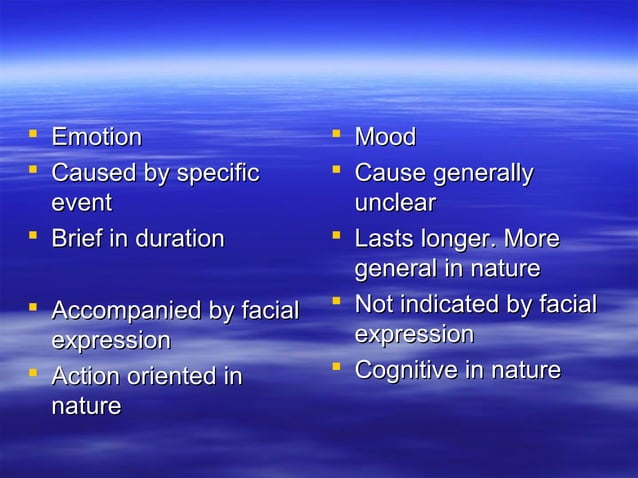 Emotions and moods | PPT
