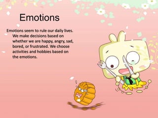 Describing of Emotions | PPTX