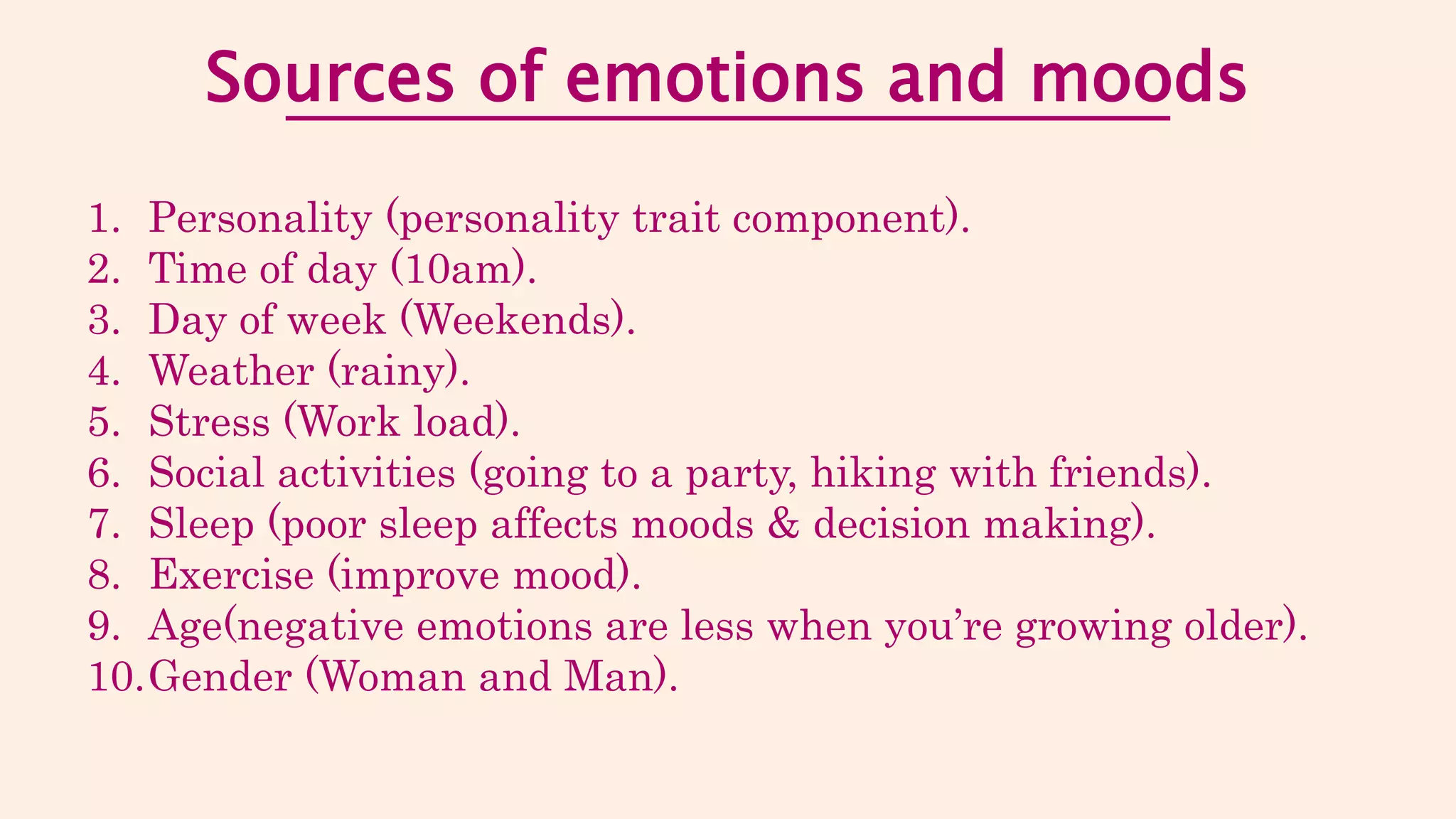 Organizational Behavior (Emotions and moods) | PPTX