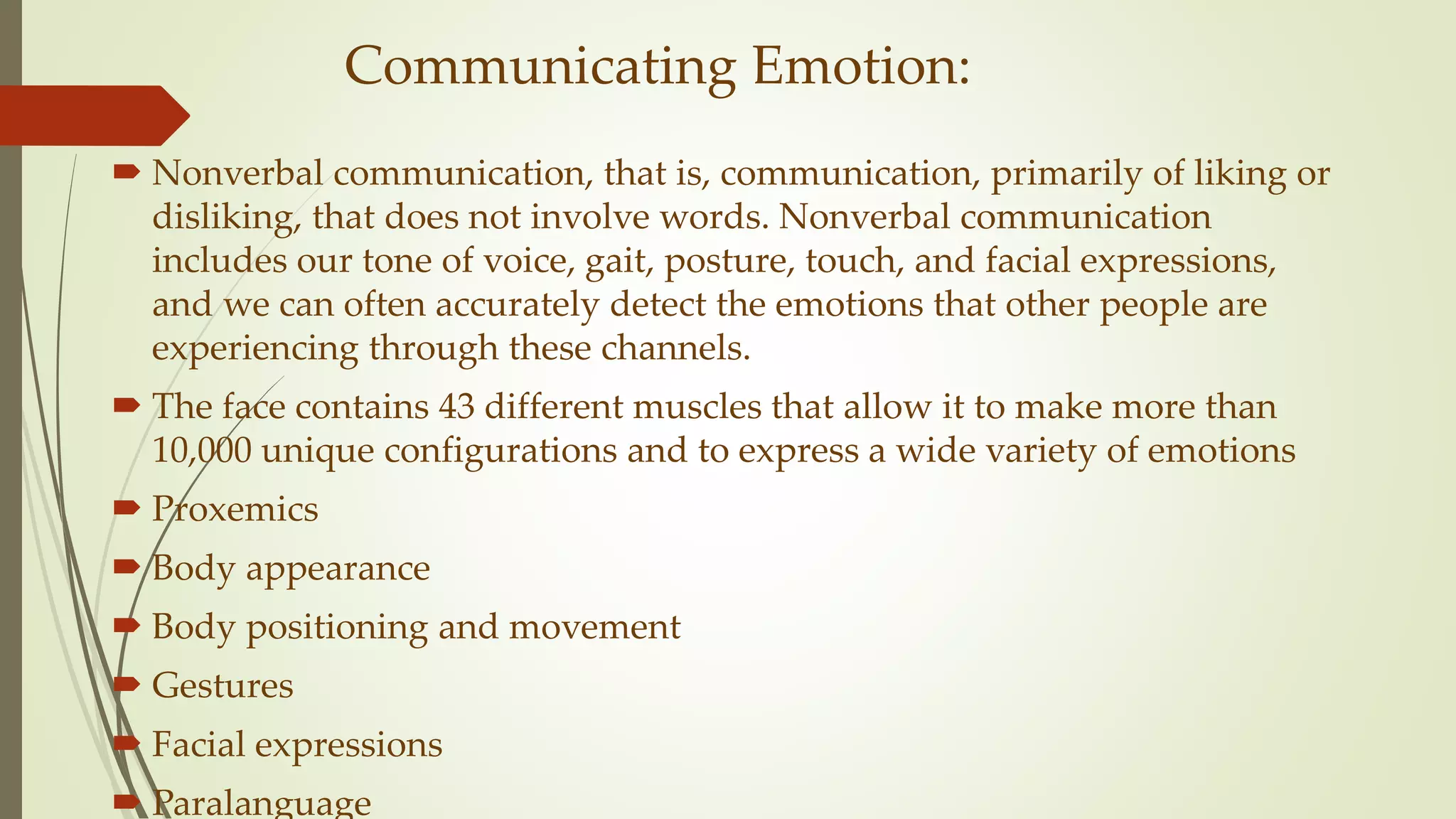 Emotions and motivations | PPTX