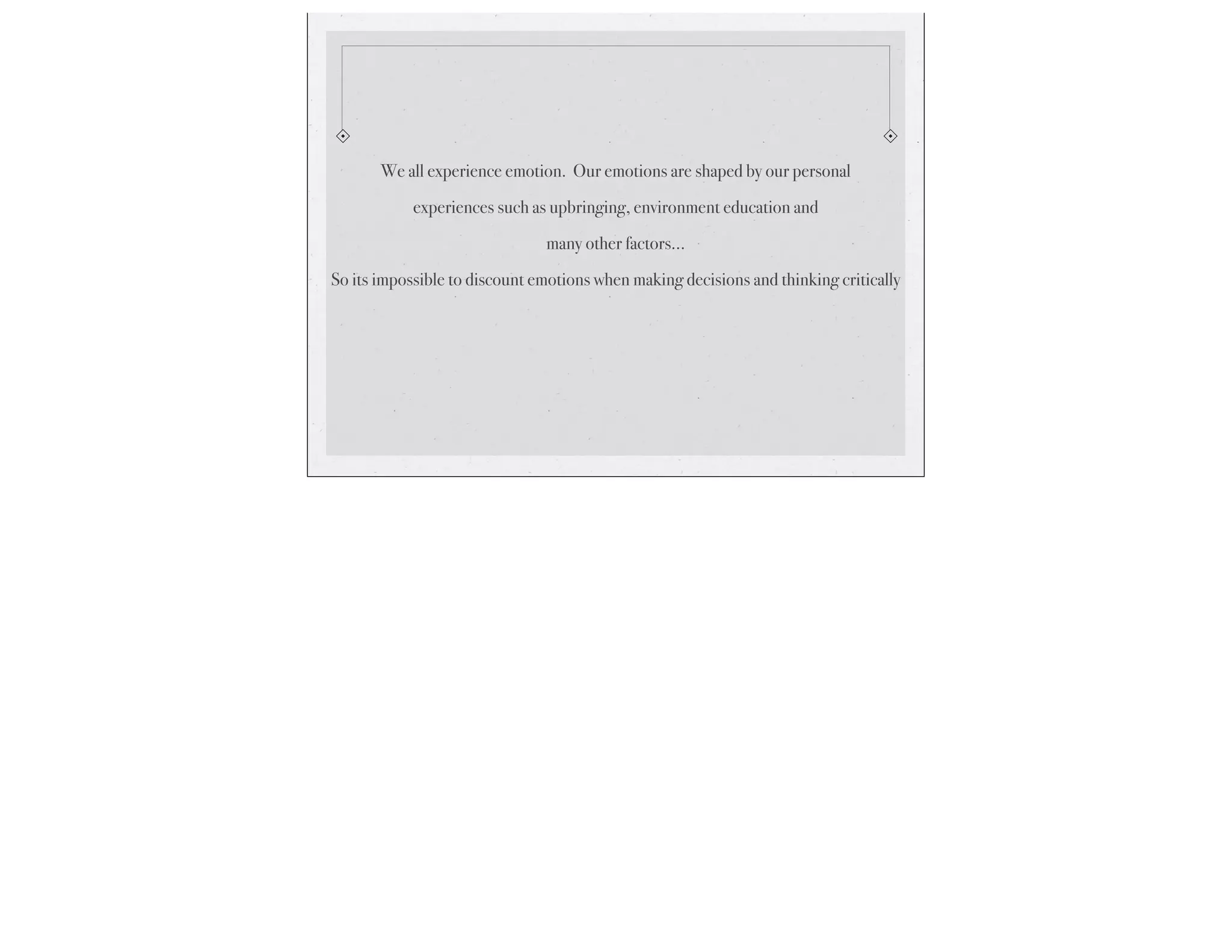 Emotions and thinking | PDF