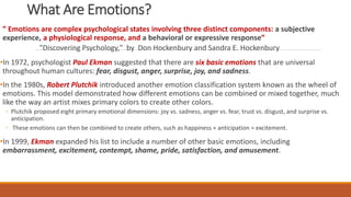 Emotions and Types of Emotional Responses.pptx | Brain and Nervous ...