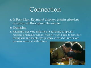 Emotions, autism, and rain man | PPT