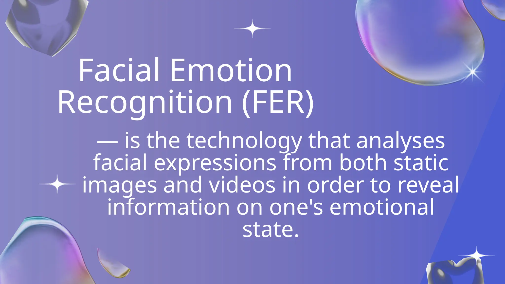 Emotion Sensing Facial Recognition - STS | PPTX