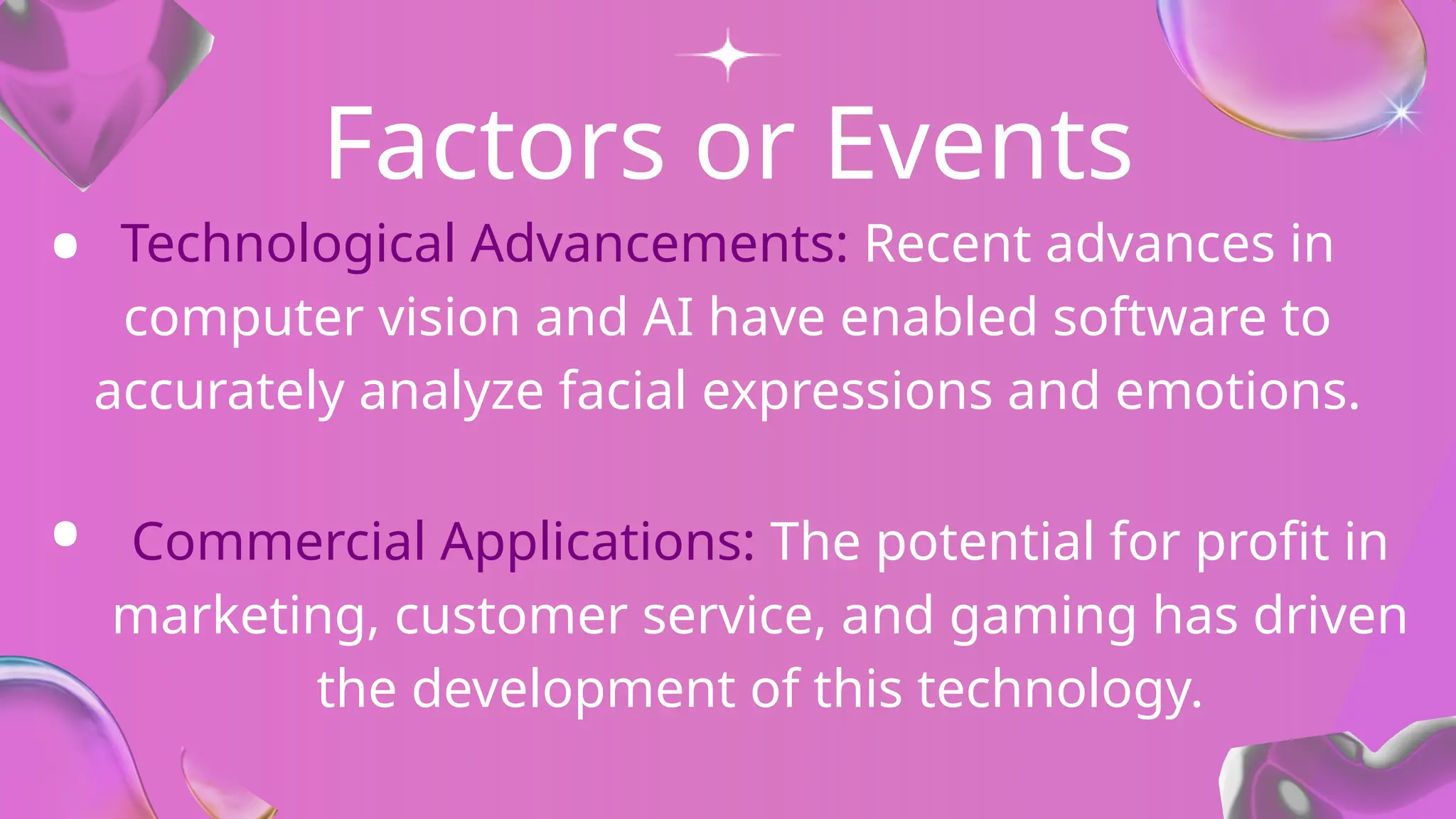 Emotion Sensing Facial Recognition - STS | PPTX