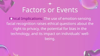 Emotion Sensing Facial Recognition - STS | PPTX