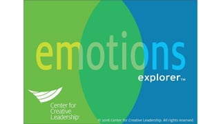 Emotions Explorer Webinar CCL Labs | PPTX