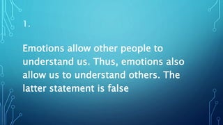 Introduction to Psychology : Emotions | PPTX
