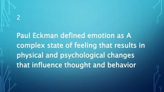 Introduction to Psychology : Emotions | PPTX