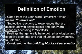 Emotions | PPT