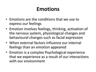 Emotions presented by rustam | PPT