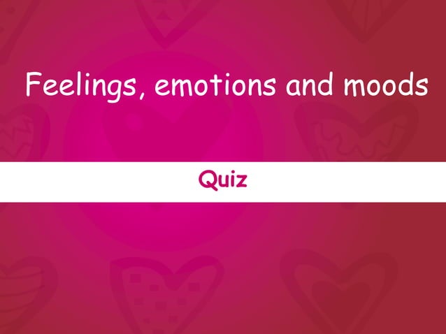 Emotions quiz.check | PPT