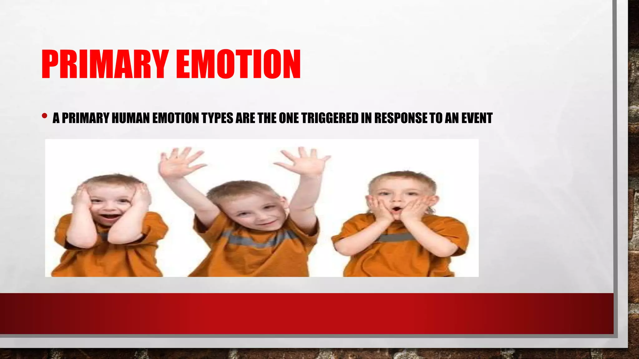 Emotions presentation | PPTX