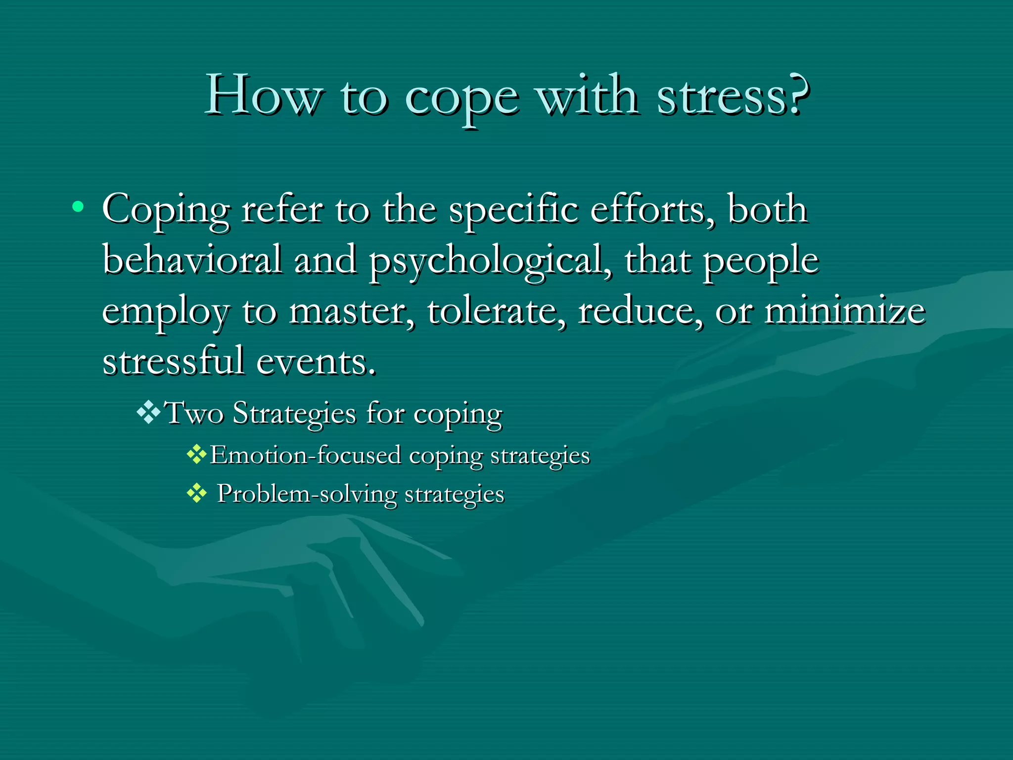 Emotion&stress,Psychology | PPT