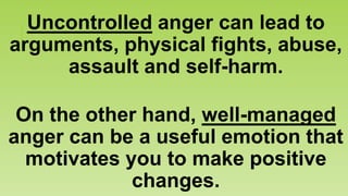 Emotions uncontrolled emotions | PPT