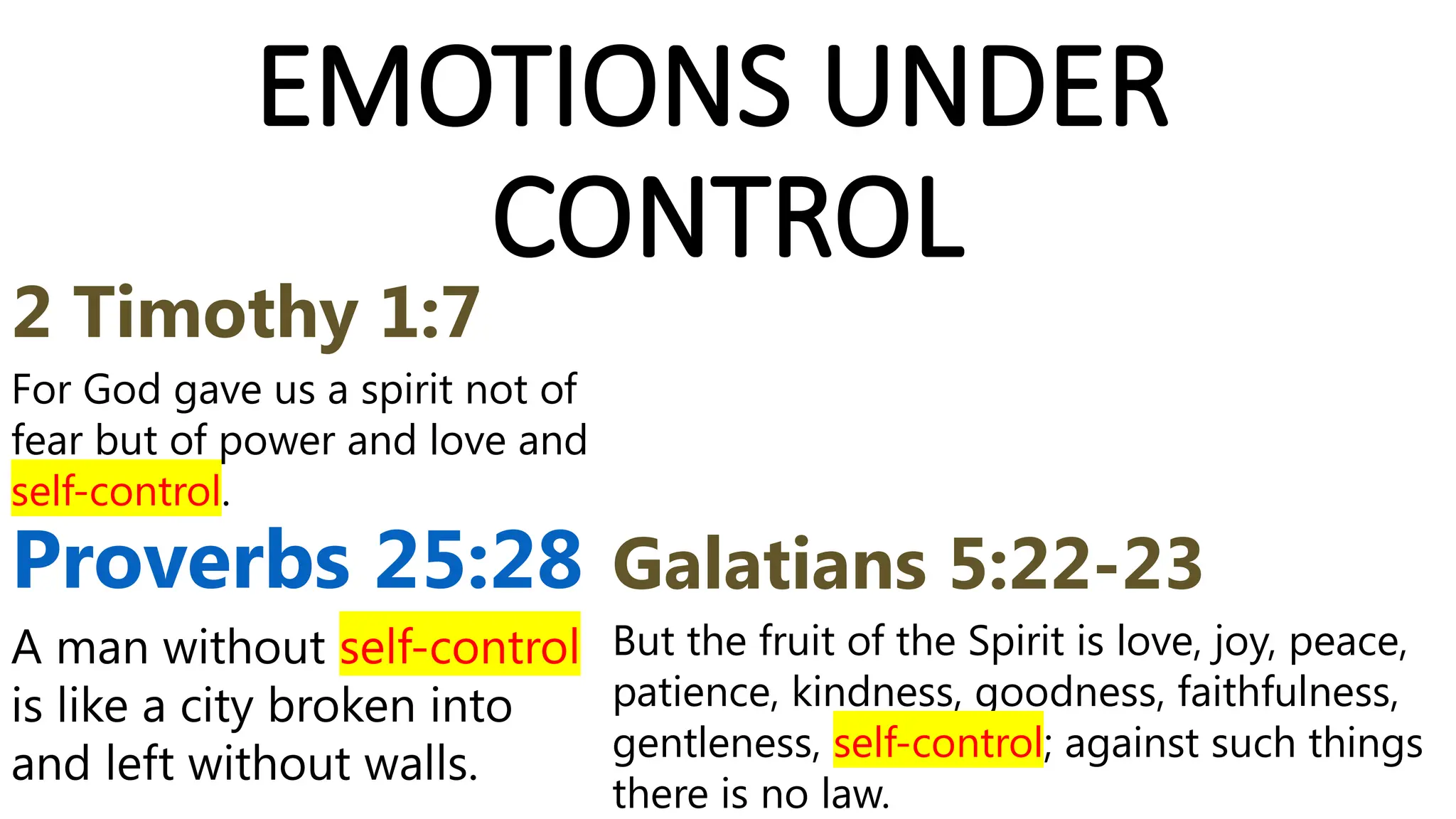 EMOTIONS UNDER CONTROL A CERMON....pptx