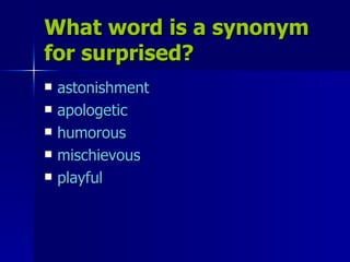 Emotions Vocabulary Part 3 | PPT