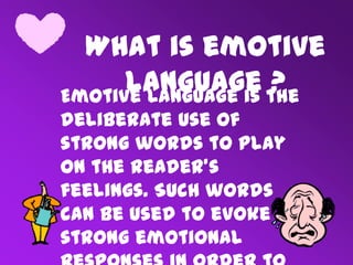 Emotive language-example | PPT