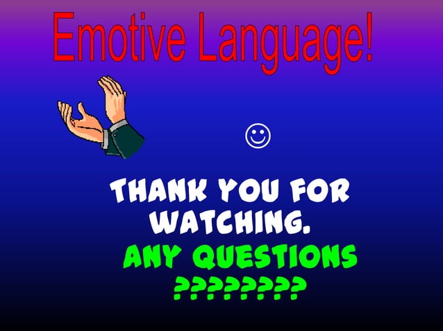Emotive language-example | PPT
