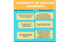 Emotive language | PPTX