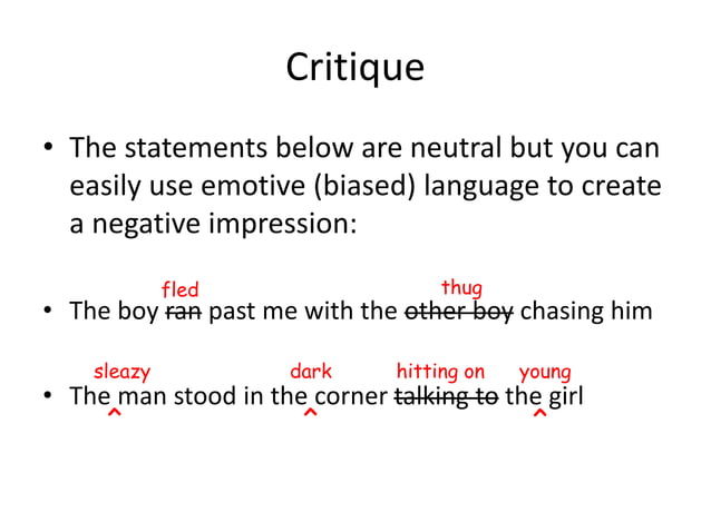 Emotive language analysis | PPTX | Crime & Harmful Acts to Individuals ...