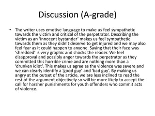 Emotive language analysis | PPTX