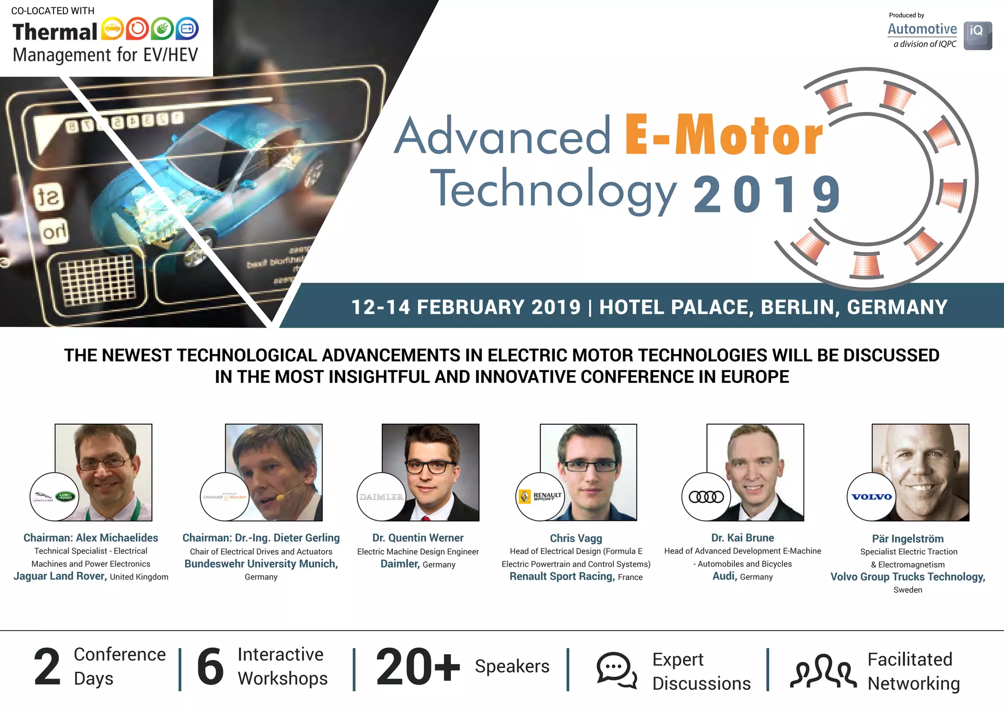 Daimler, Audi, and Volvo, at Advanced E-Motor - Advanced E-Motor Technology Conference 2019 | PPT