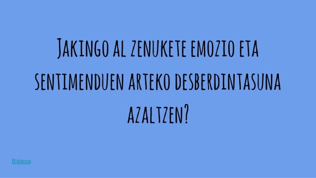 Adimen emozionala Adimen emozionala