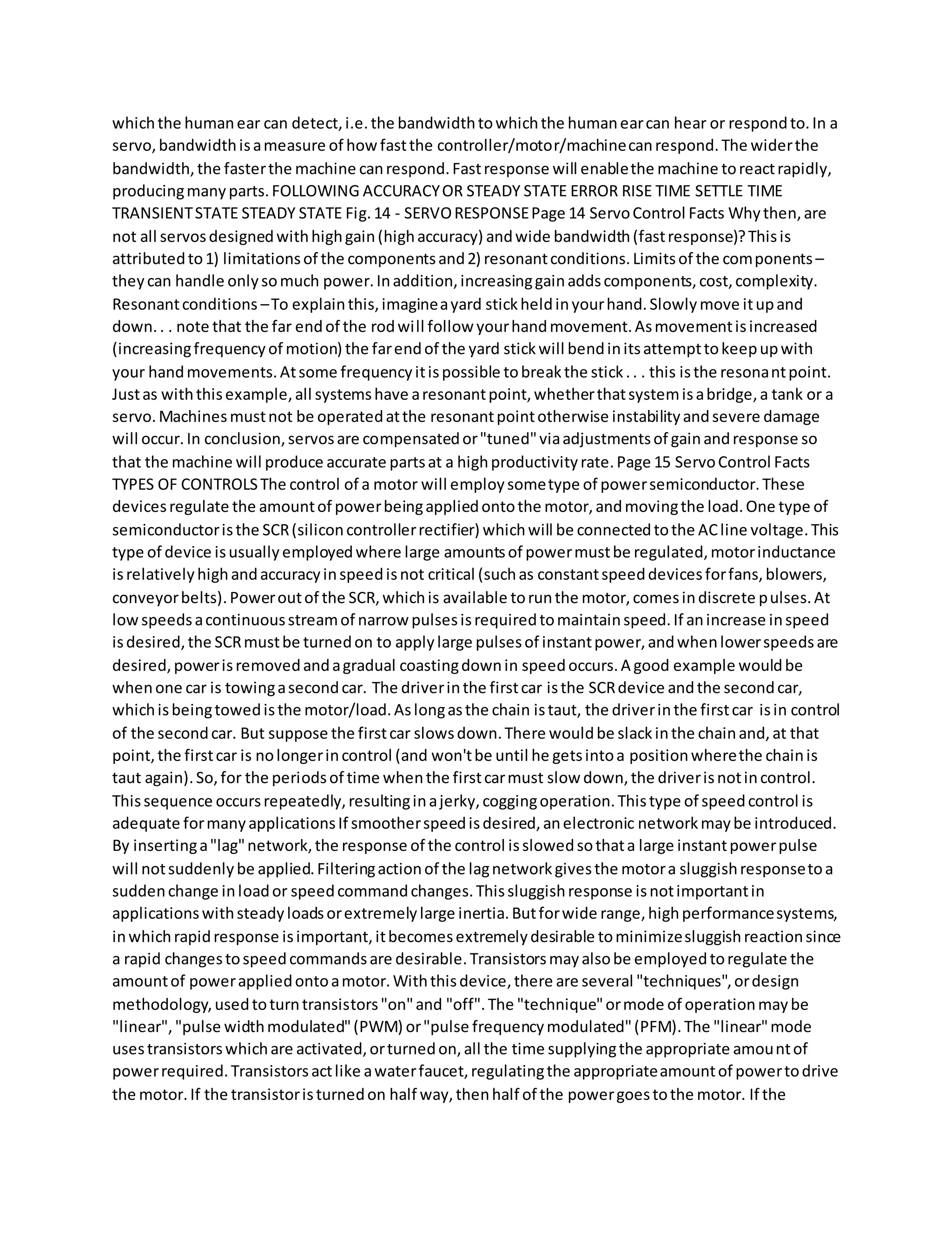 How does a servo motor work? | DOCX