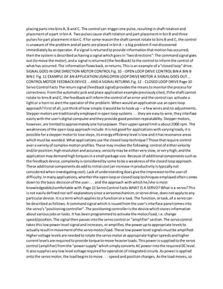 How does a servo motor work? | DOCX