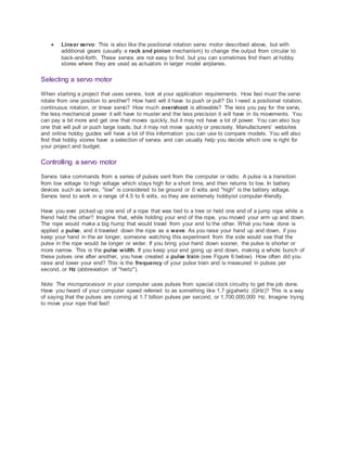 How does a servo motor work? | DOCX