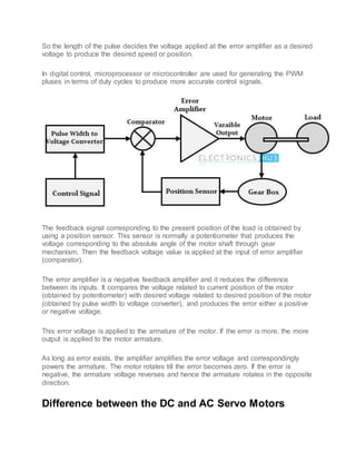 How does a servo motor work? | DOCX