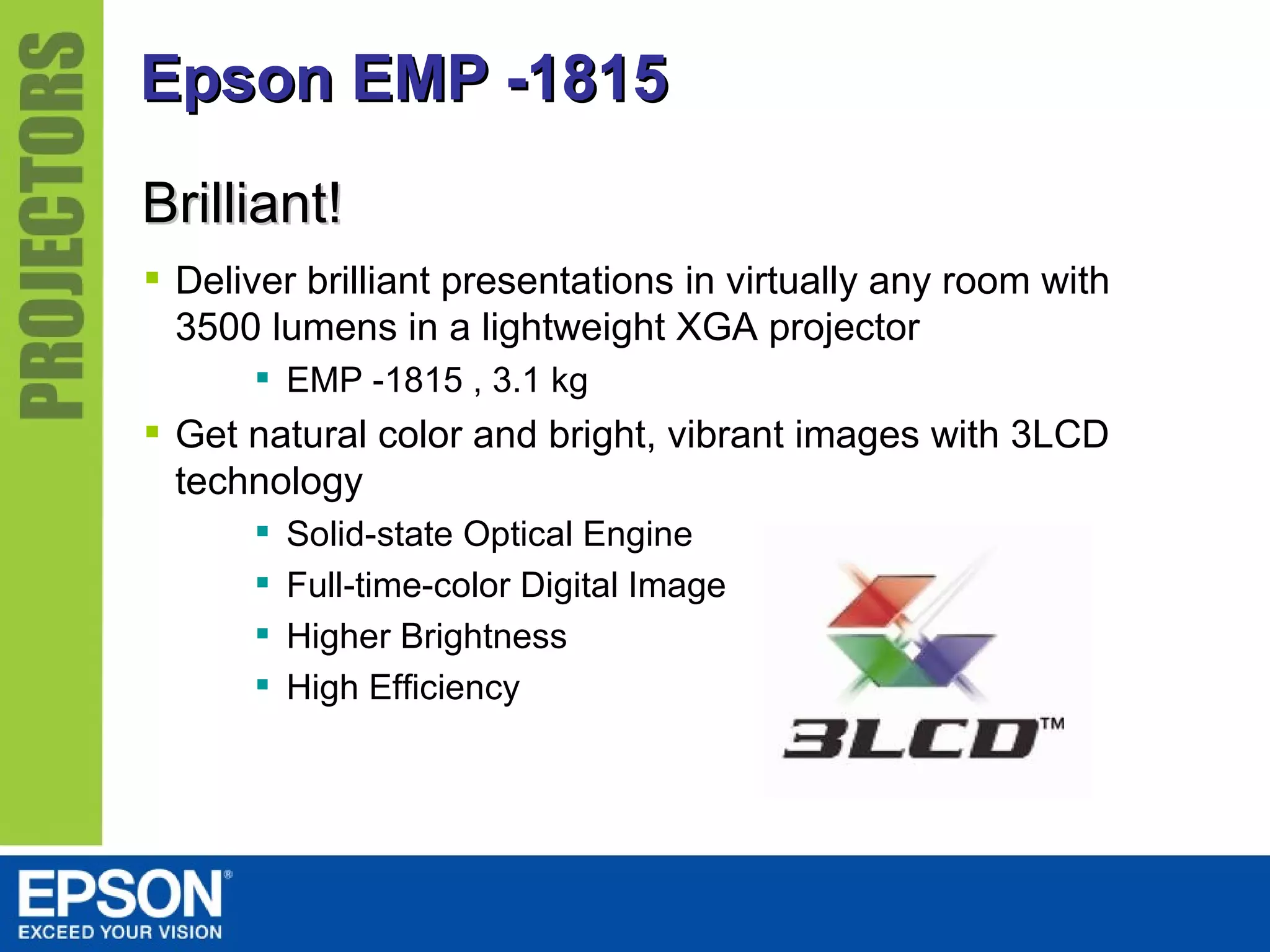 Epson Emp 1815 | PPT